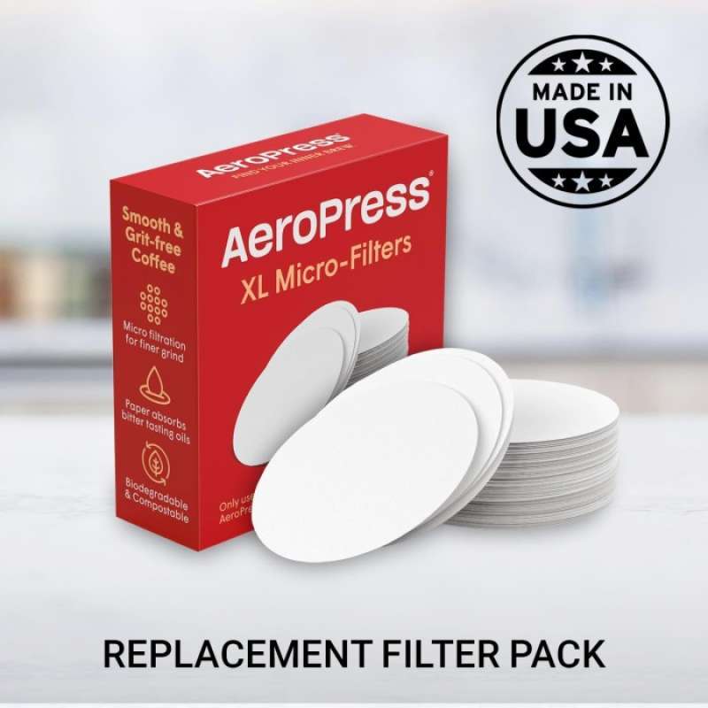 Promo Aeropress Xl Micro Filter Pack Kertas Saring Kopi Bulat Diskon 23 ...