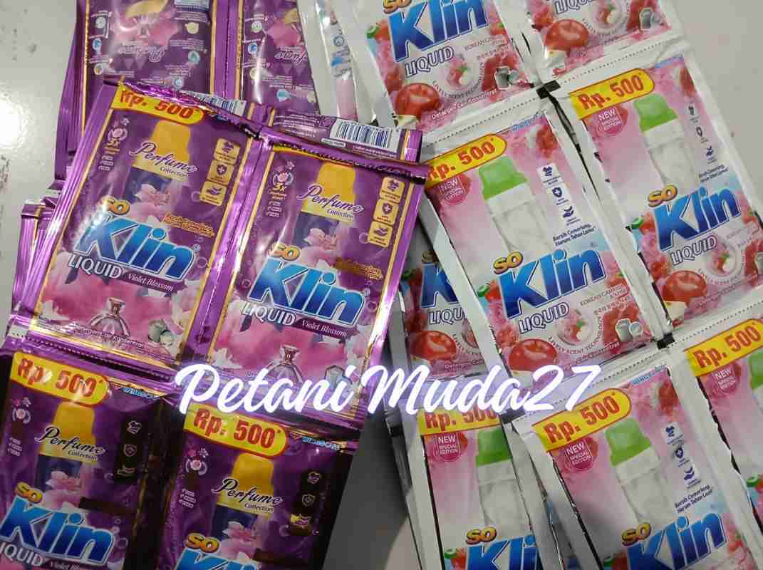 Jual So Klin Liquid Detergen Cair Konsentrat 20ml Di Seller Petani ...