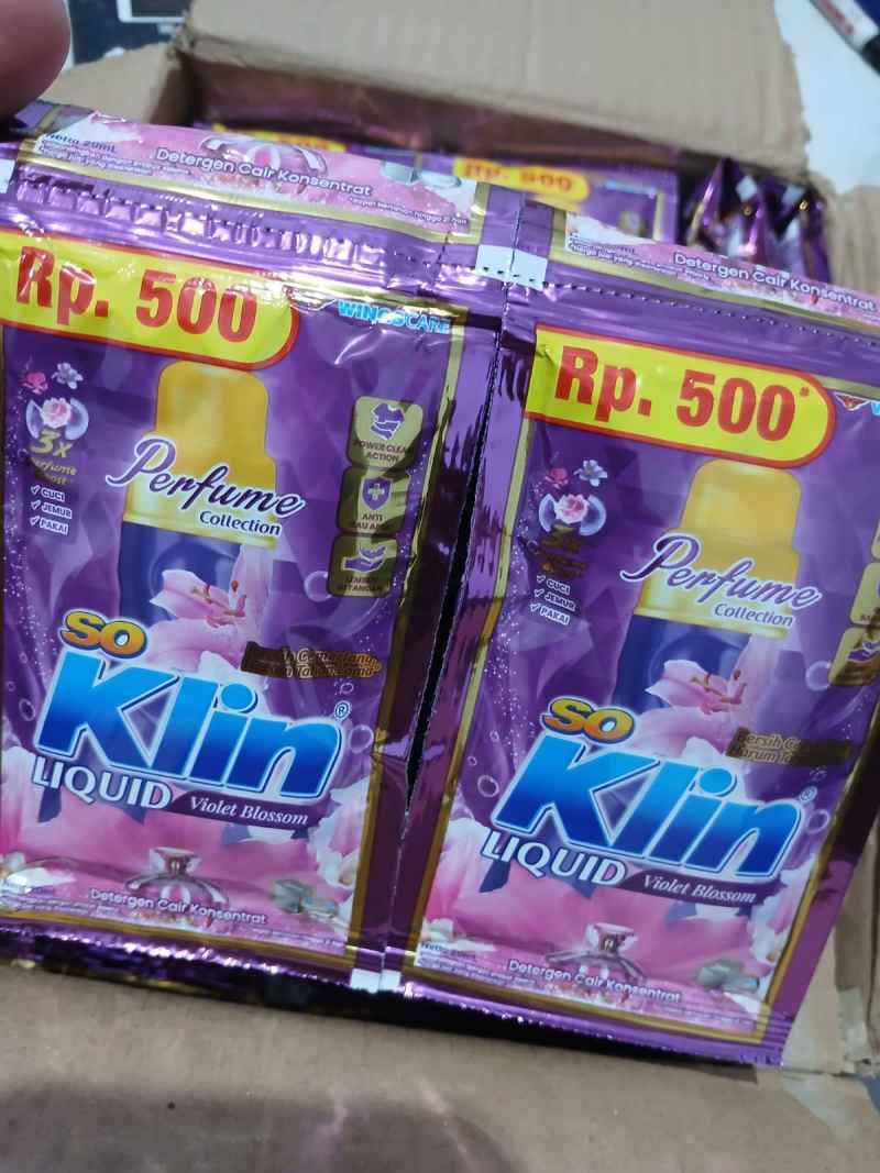 Jual So Klin Liquid Detergen Cair Konsentrat 20ml Di Seller Petani ...
