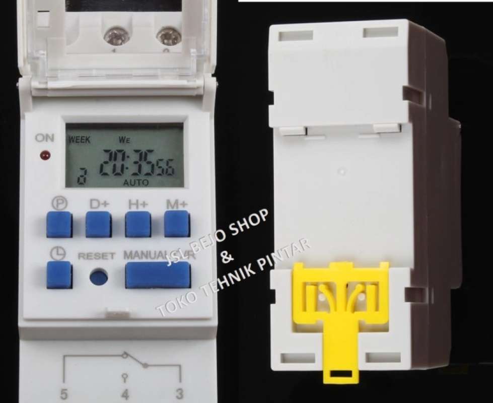 Promo Digital Programmable Timer Switch Model 12 V Dc Din Rail Diskon ...