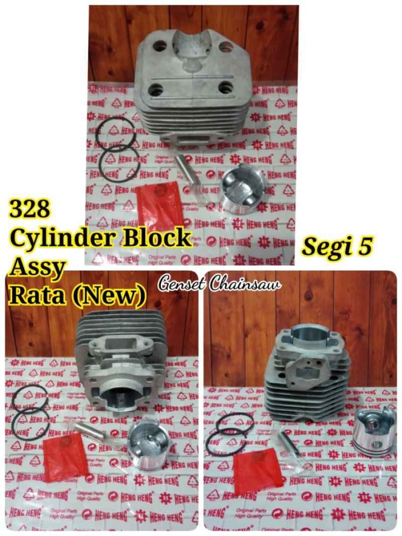 Promo 328 Cylinder Block With Piston Assy Rata New Segi 5 Coak Potong ...