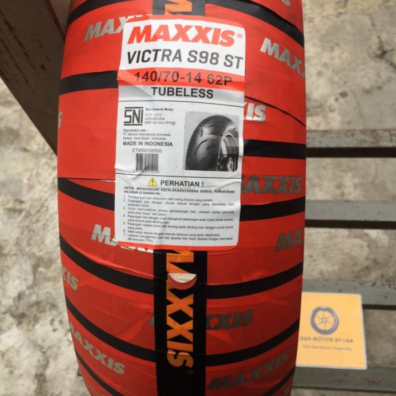 Promo Ban Motor Maxxis Victra S98st 140/70 Ring 14 Tubeless Diskon 23% ...