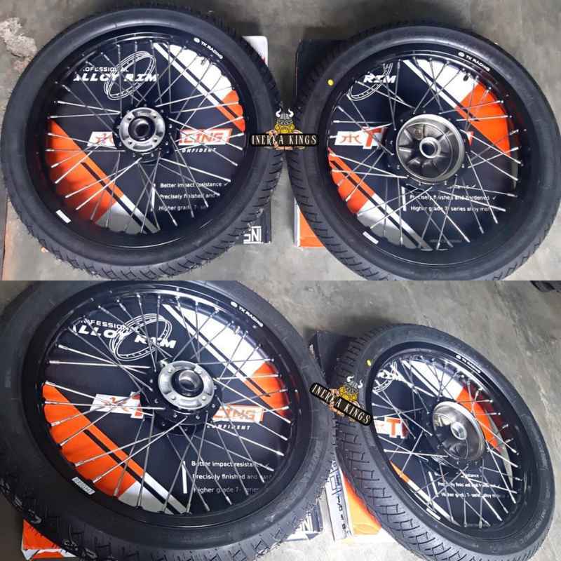 Jual Velg Velk Ring 18 Ukuran 160 185 215 Warna Hitam Doff 36 Hole ...
