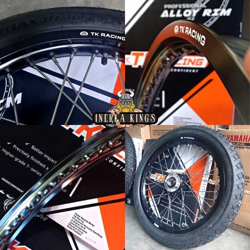Jual Velg Velk Ring 18 Ukuran 160 185 215 Warna Hitam Doff 36 Hole ...