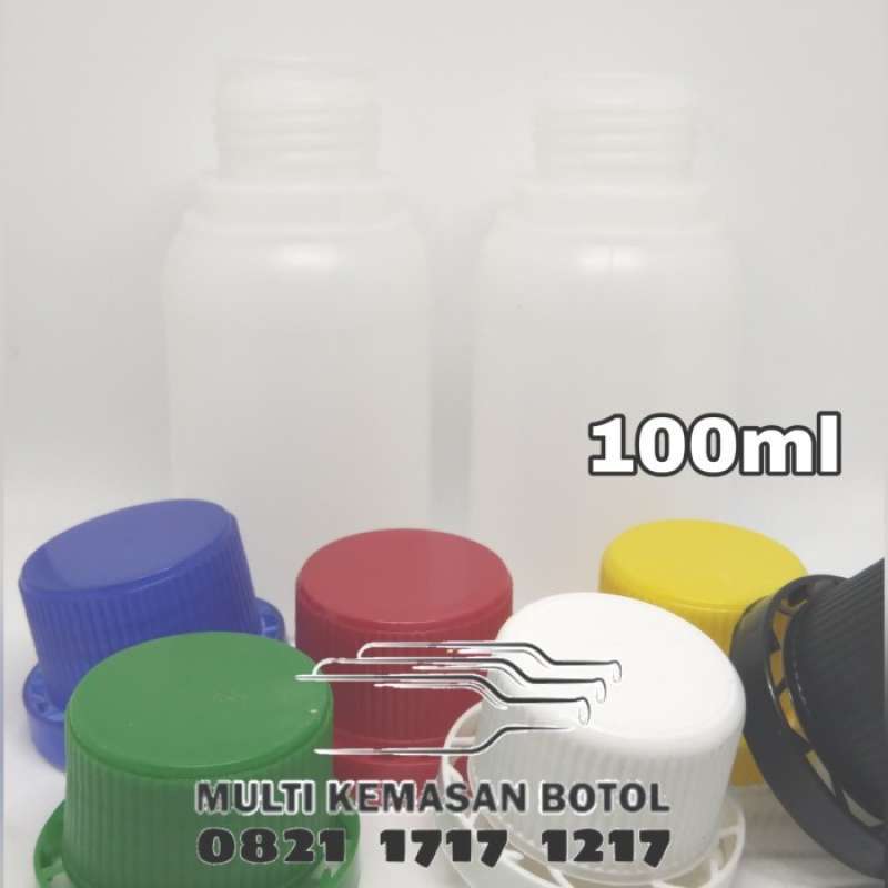 Promo Botol Plastik Hdpe Labor 100ml / Botol Agro 100ml Isi 100botol ...