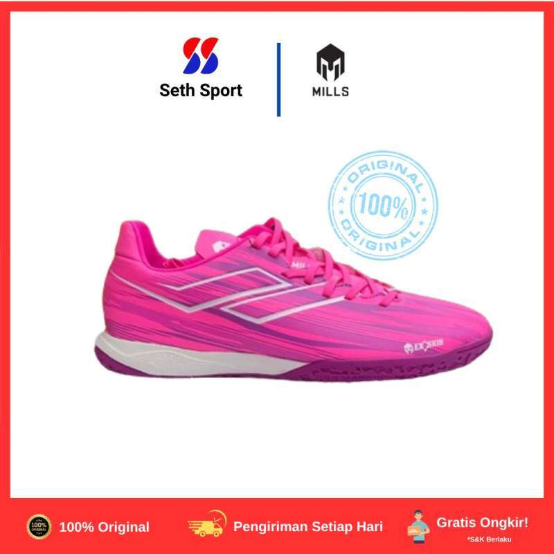 Jual Sepatu Futsal Mills Espada In Original - Pink/dk Purple - 41 Di ...