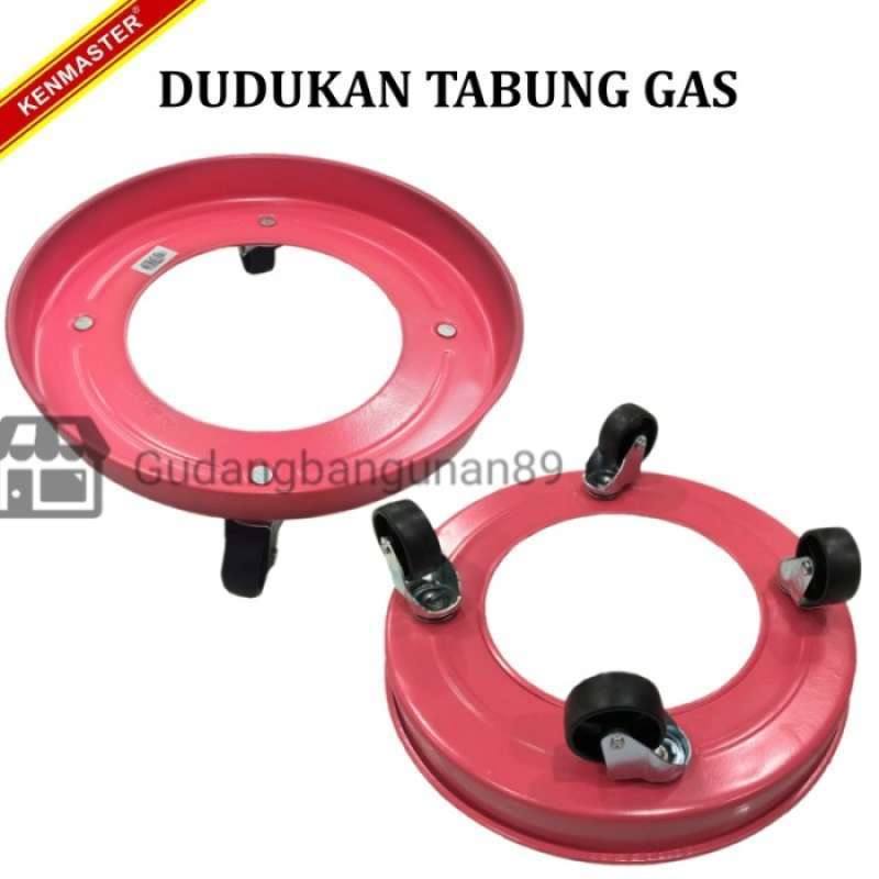 Jual Tatakan Roda Alas Tabung Gas Lpg Elpiji Galon Air Bahan Besi ...