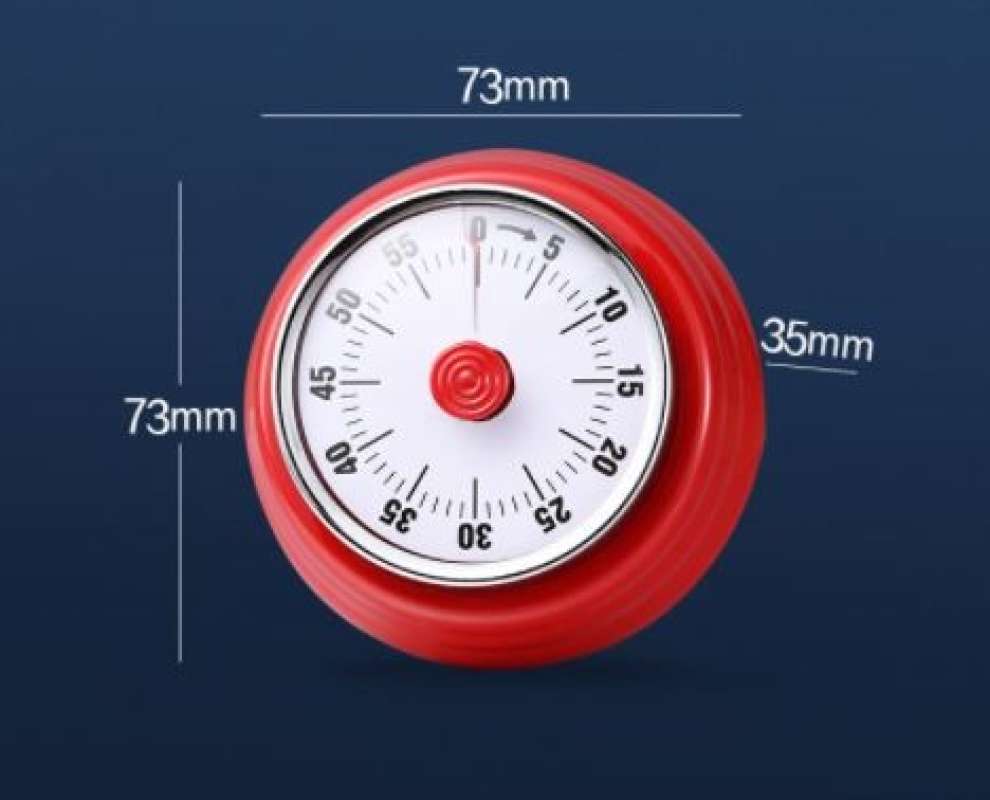 Jual Magnetic Timer Alat Pengatur Waktu Dapur Masak Mekanik Magnet ...
