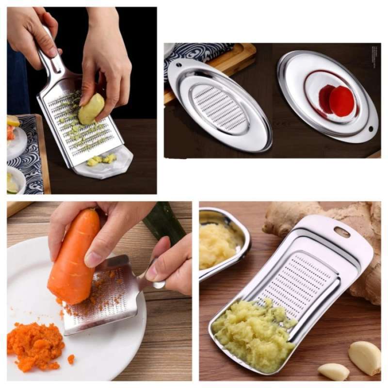 Jual Parutan Jahe Rempah Lemon Bawang Wortel / Wasabi Grater Stainless ...