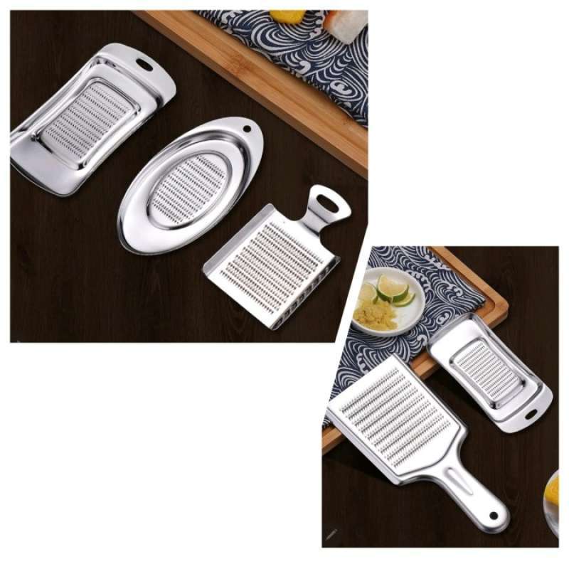 Jual Parutan Jahe Rempah Lemon Bawang Wortel / Wasabi Grater Stainless ...
