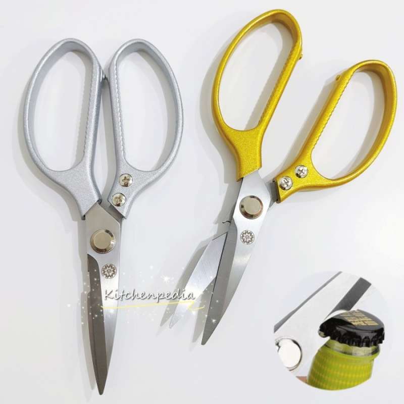 Jual Gunting Dapur Ikan Daging Ayam Sayur Pembuka Tutup Botol ...