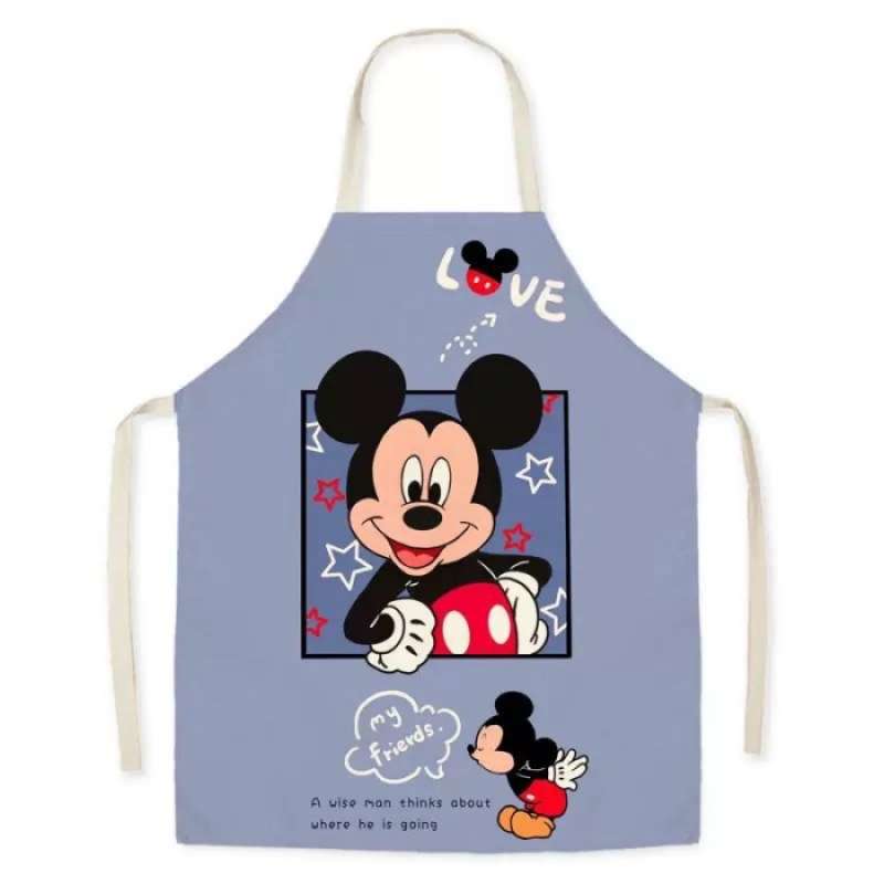 Jual Cooking Apron Cartoon Character Celemek Masak Size Dewasa - S.nice ...