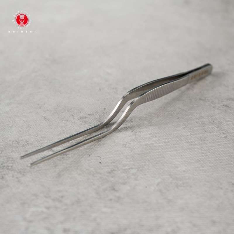 Jual Shinsei Offset Tweezer 16cm Silver Pinset Makanan Chef Di Seller ...