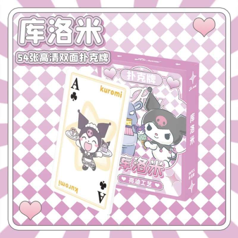 Promo (54pcs) Sanrio Kartu Remi Poker Capsa Permainan Anak Board Game ...
