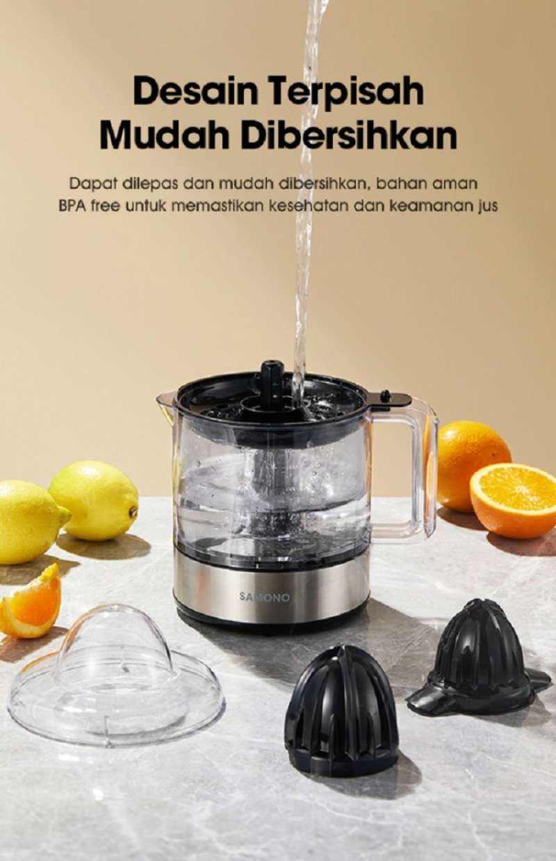 Jual New Samono Pemeras Jeruk Elektrik Praktis Kapasitas 1 Liter Sw ...