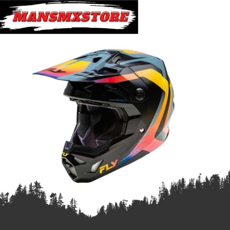 Jual Helm Fly Formula Cp Krypton 2024 Grey Black Electric Fade - M Di ...