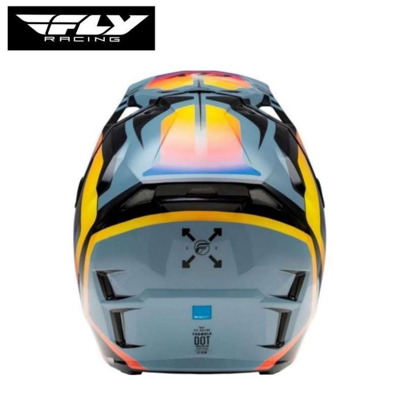 Jual Helm Fly Formula Cp Krypton 2024 Grey Black Electric Fade - Xxl Di ...
