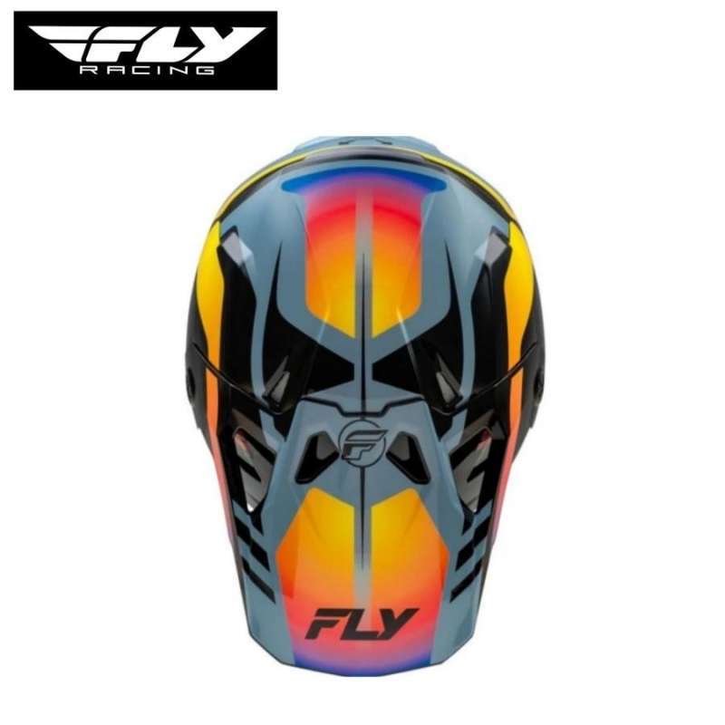 Jual Helm Fly Formula Cp Krypton 2024 Grey Black Electric Fade - Xxl Di ...
