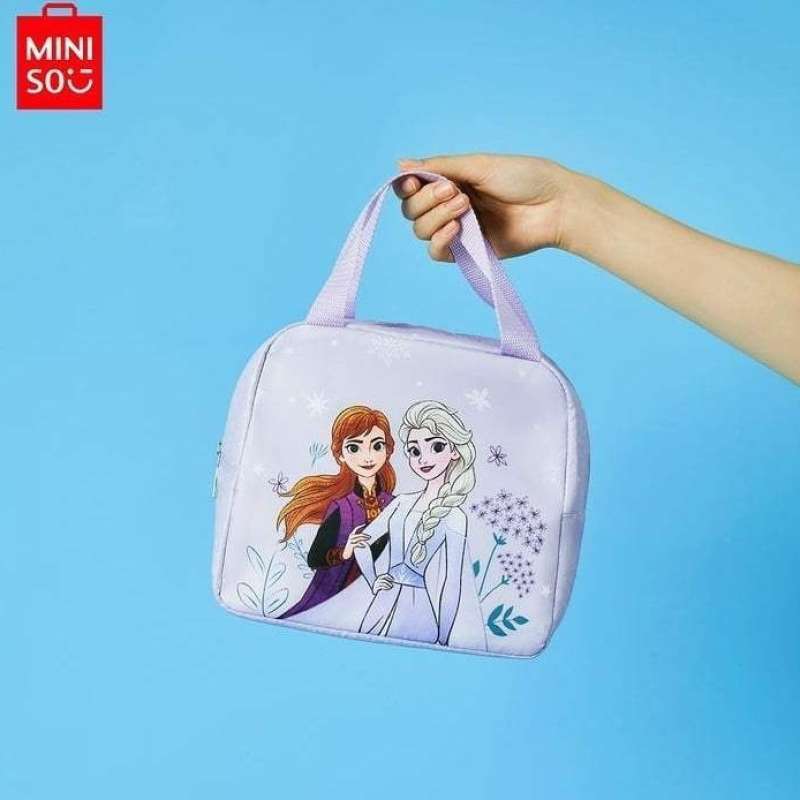 Jual Tas Bekal Cantik Miniso - Disney Frozen Collection 2.0 Lunch Bag ...