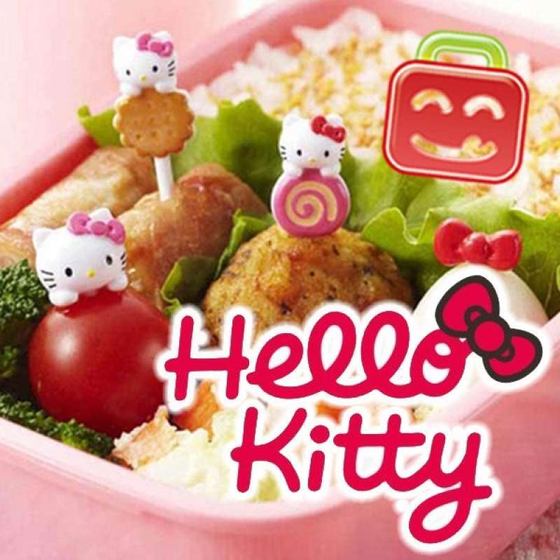 Jual Super Cute Bento Food Picks Hello Kitty Sanrio Pick Bekal Anak ...