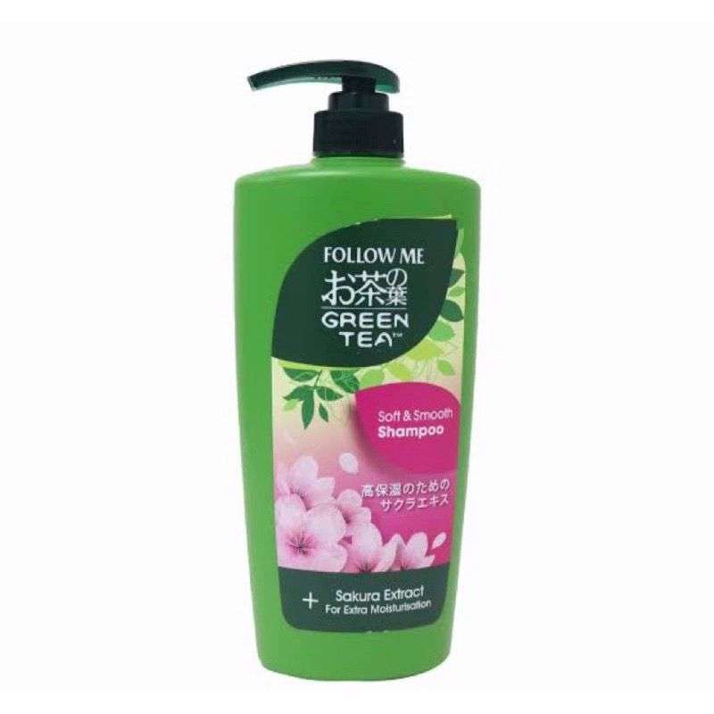Promo Follow Me Green Tea Shampoo & Conditioner 650ml Original Diskon 5 ...