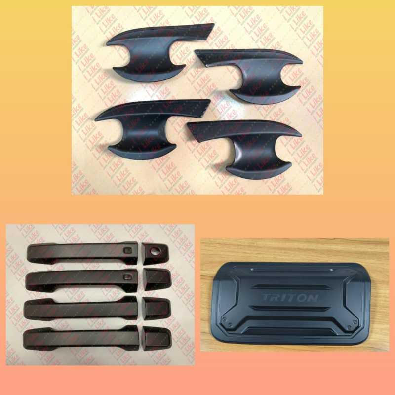Jual Paket Outer Handle Tank Cover Mobil Triton 2024 Hitam - Outer Di ...