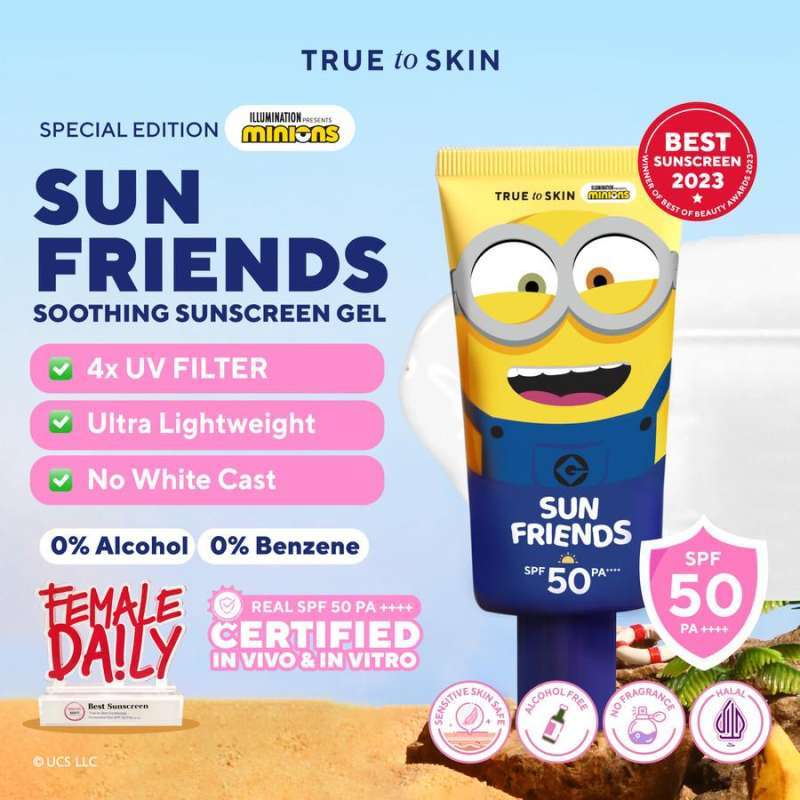 Jual [ Minions Special Edition ] Matcha Sunscreen Bundle Di Seller True ...