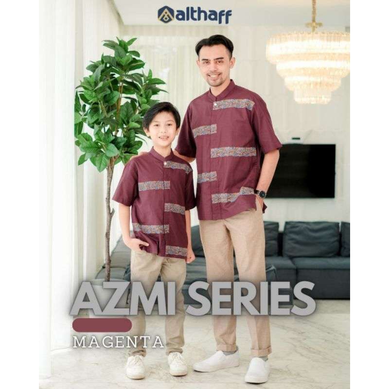 Promo Baju Koko Couple 2024 Koko Couple Ayah Dan Anak Azmi Series Koko Al Haramain Koko Althaff ...