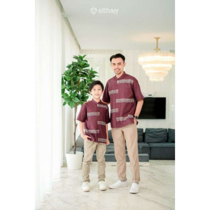 Promo Baju Koko Couple 2024 Koko Couple Ayah Dan Anak Azmi Series Koko Al Haramain Koko Althaff ...