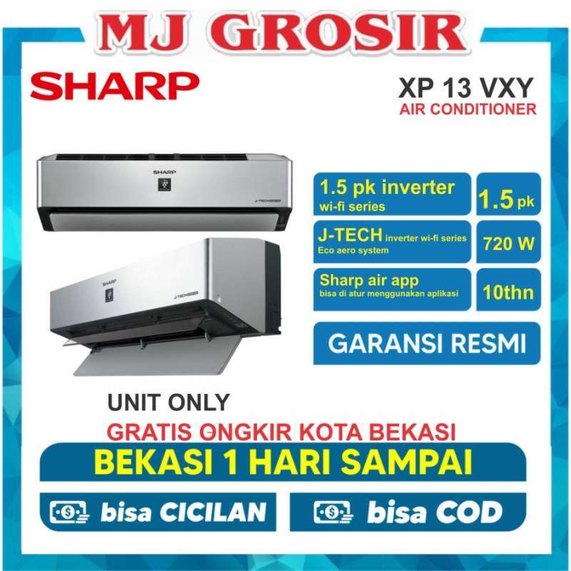 Jual Ac Sharp Ah-xp 13 Vxy 1.5 Pk R32 J-tech Inverter Wifi Unit Only Di Seller Mj Grosir ...