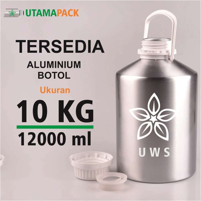 Jual Botol Parfum Aluminium Aluminum Alumunium Ukuran10 Kg ( +12000 Ml ...