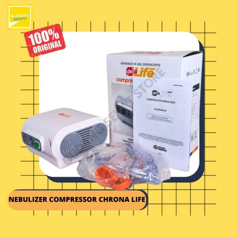 Jual Chrona Life Compressor Nebulizer / Alat Nebulizer / Alat Uap ...