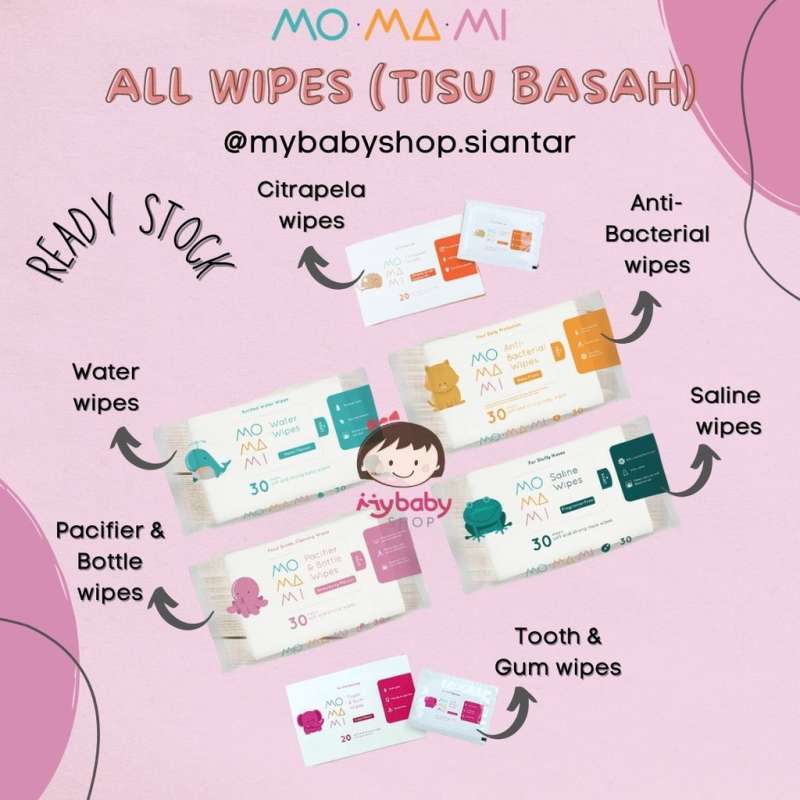 Jual Momami Wipes Tisu Basah All Variant/tissue Baby/ Momami Toiletris ...