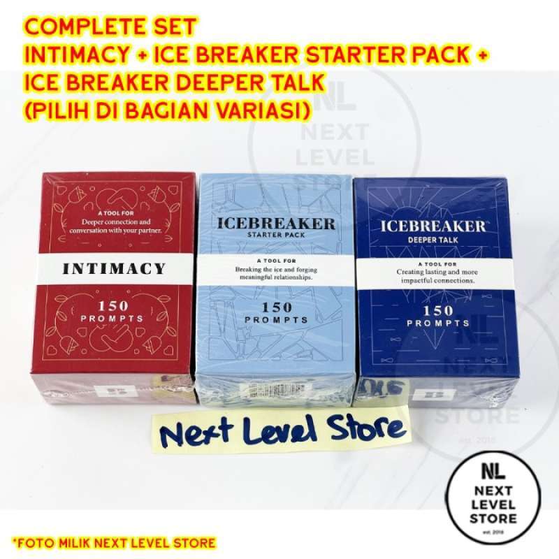 Promo Icebreaker Starter Pack Ice Breaker Bestself Card Board Games ...