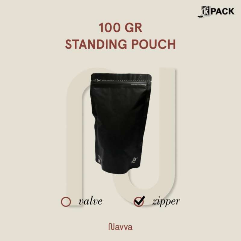 Jual 100 Gr Gram Coffee Packaging / Kemasan Standing Pouch Kopi Gula ...