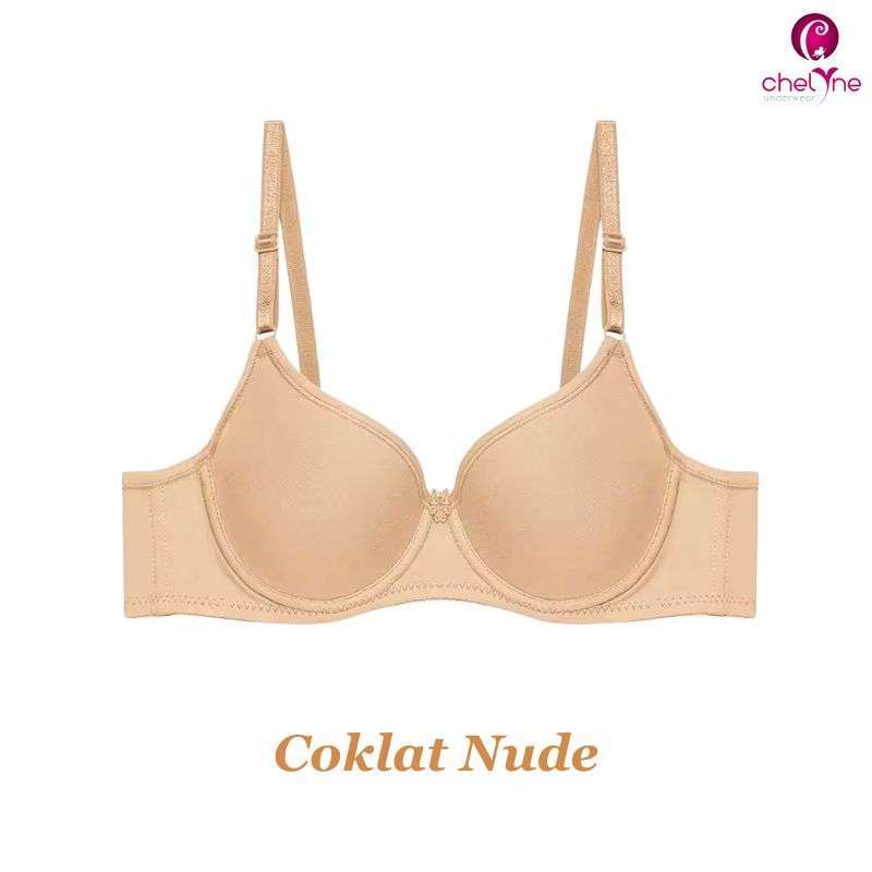 Jual Chelyne Bh Harian V2816 Dengan Kawat Penyangga Full Cup Bra Polos - Push Up Daily Bra 34/38 ...
