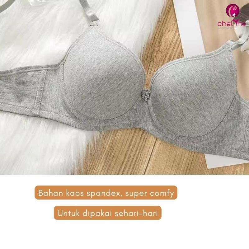 Jual Chelyne Bh Harian V2816 Dengan Kawat Penyangga Full Cup Bra Polos - Push Up Daily Bra 34/38 ...