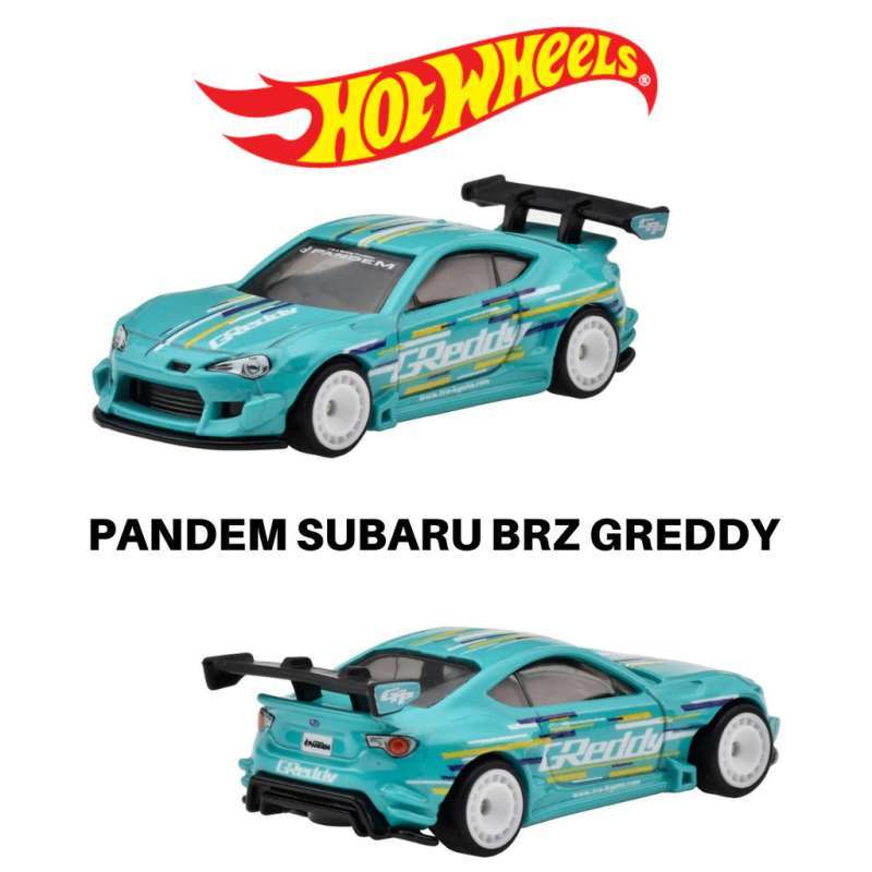 Promo Hot Wheels Premium Diorama New Loose Pandem Greddy Subaru Brz ...