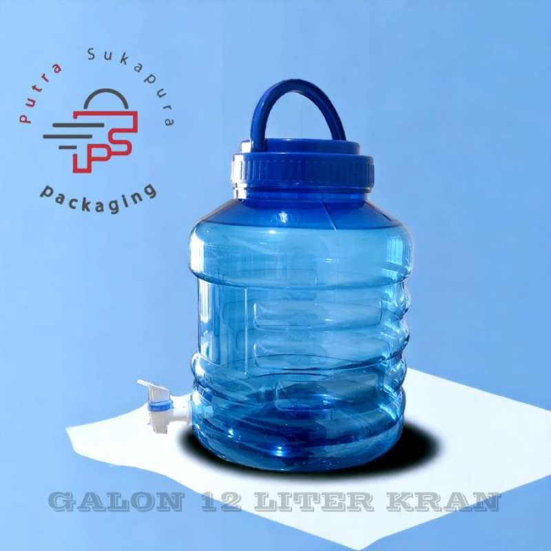 Jual Galon Kran 12 Liter / Galon Air Minum / Galon Cuci Tangan Gagang ...