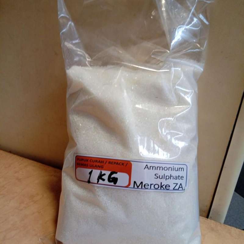 Jual Pupuk Meroke Za Ammonium Sulfat1 Kg Curah/kemas Ulang/repack Di ...