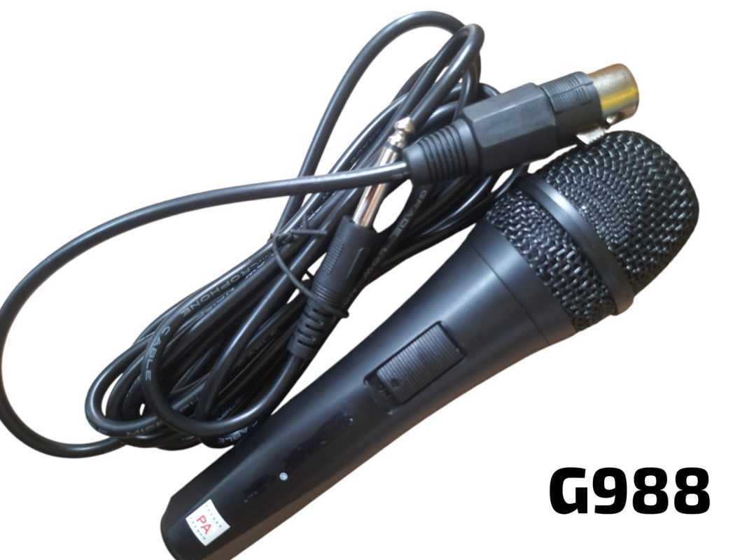 Jual G988 Mic Mix Mik Microphone Dinamic Kabel Single Microphone ...