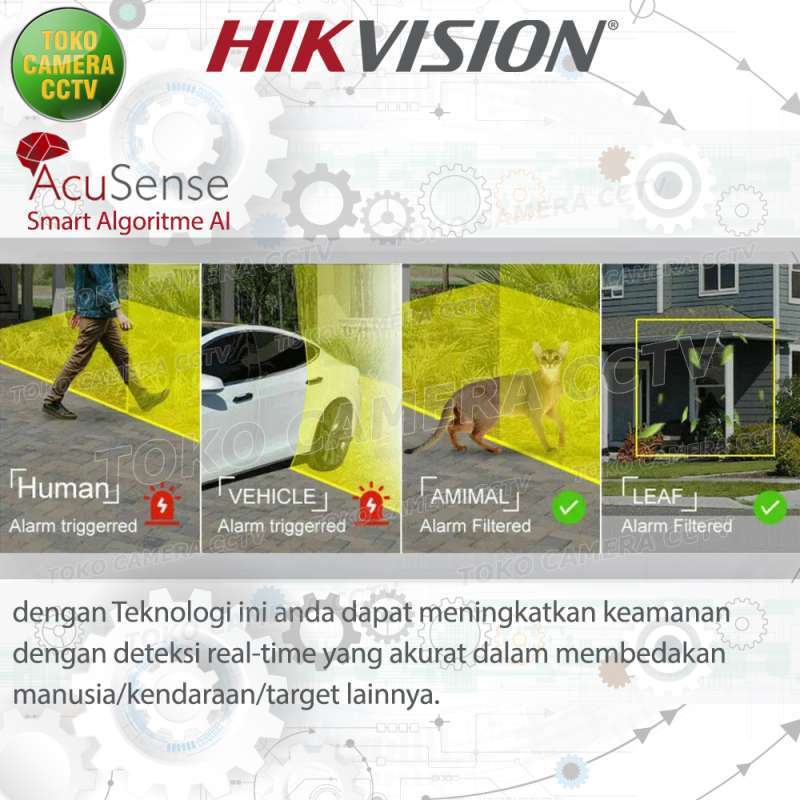 Jual Ip Camera 2mp Hikvision Kamera Cctv Bullet 2mp Hikvision Acusense