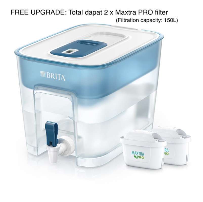 Jual Brita Flow 8.2l Water Filter Tank Countertop And Fridge Water Jug ...
