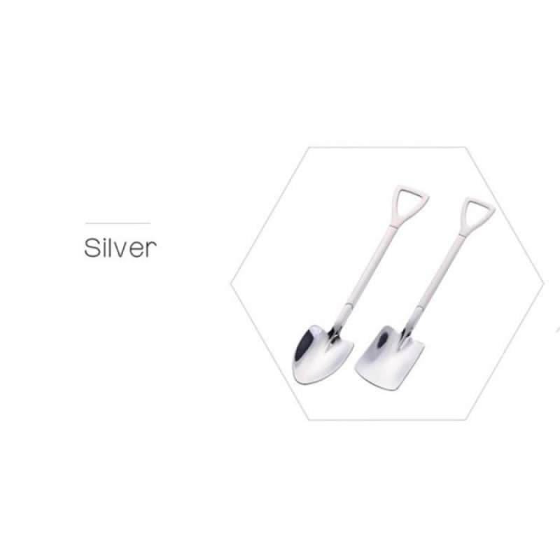 Jual Sendok Buah Es Krim / Teh Kopi Bentuk Sekop Shovel Spoon Sus304 ...