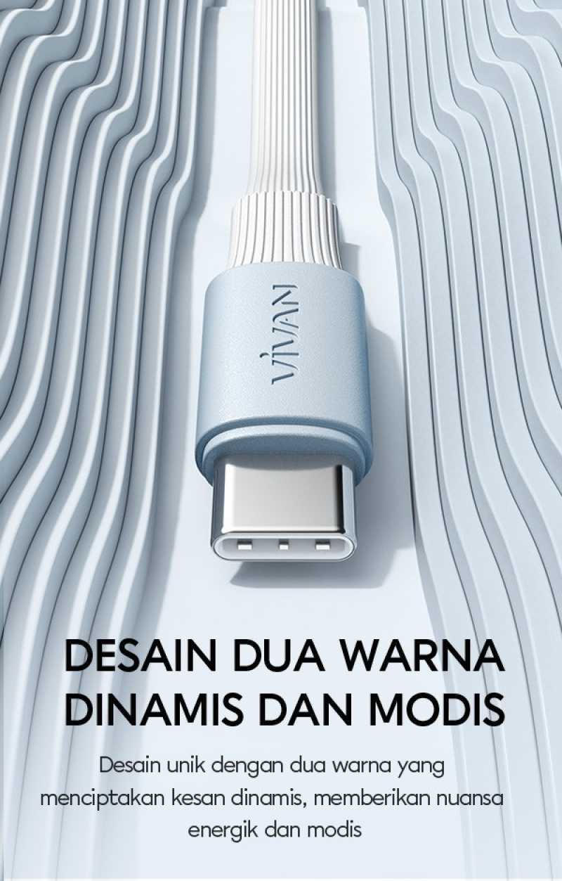 Jual Vivan Sc Ii Series Kabel Data Usb Type-c 18w Fast Charging - 1m Di ...