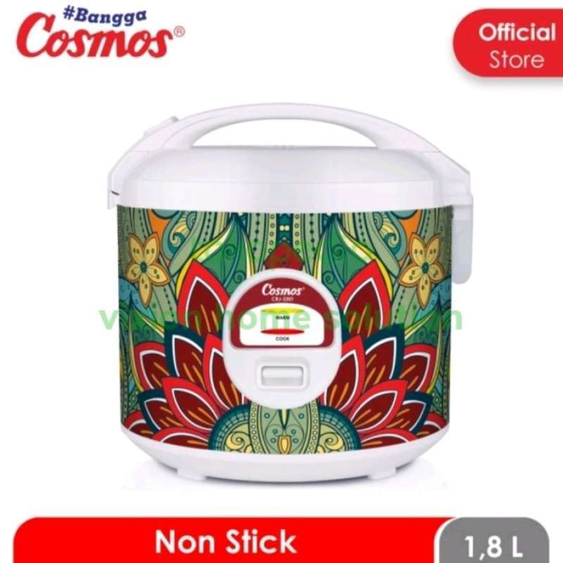 Promo Cosmos Crj3301 Rice Cooker 1.8 Liter 400 Watt Crj 3301 Diskon 23% ...