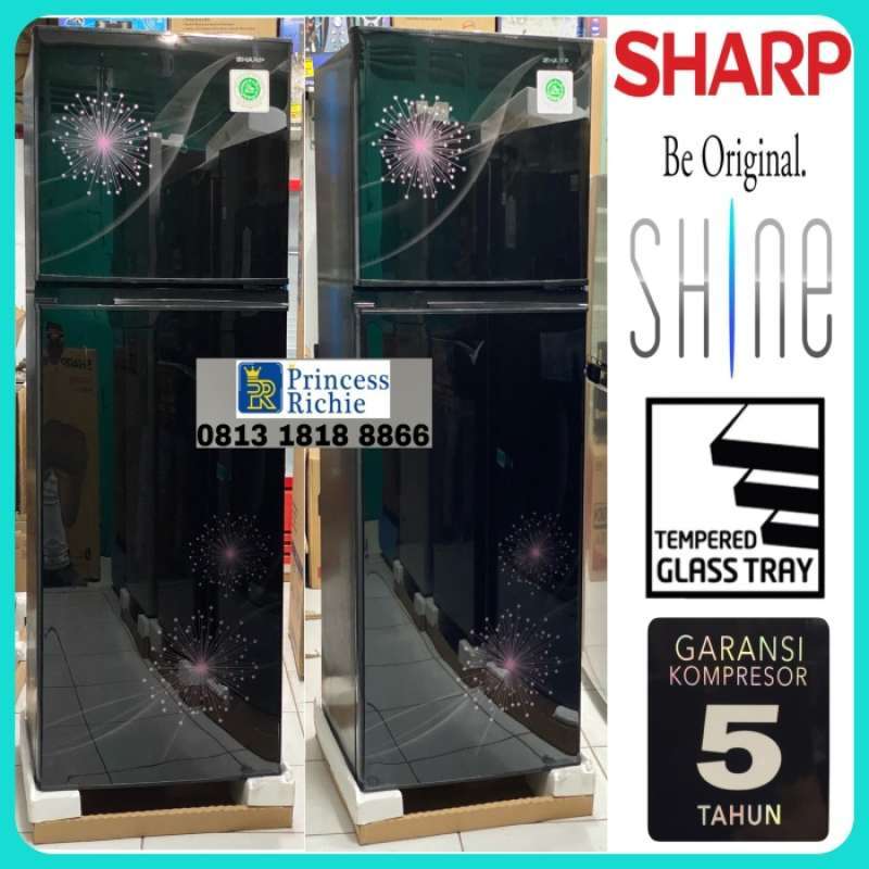 Promo Sharp Kulkas 2 Pintu Sj 317mg Model Terbaru Diskon 23% Di Seller ...