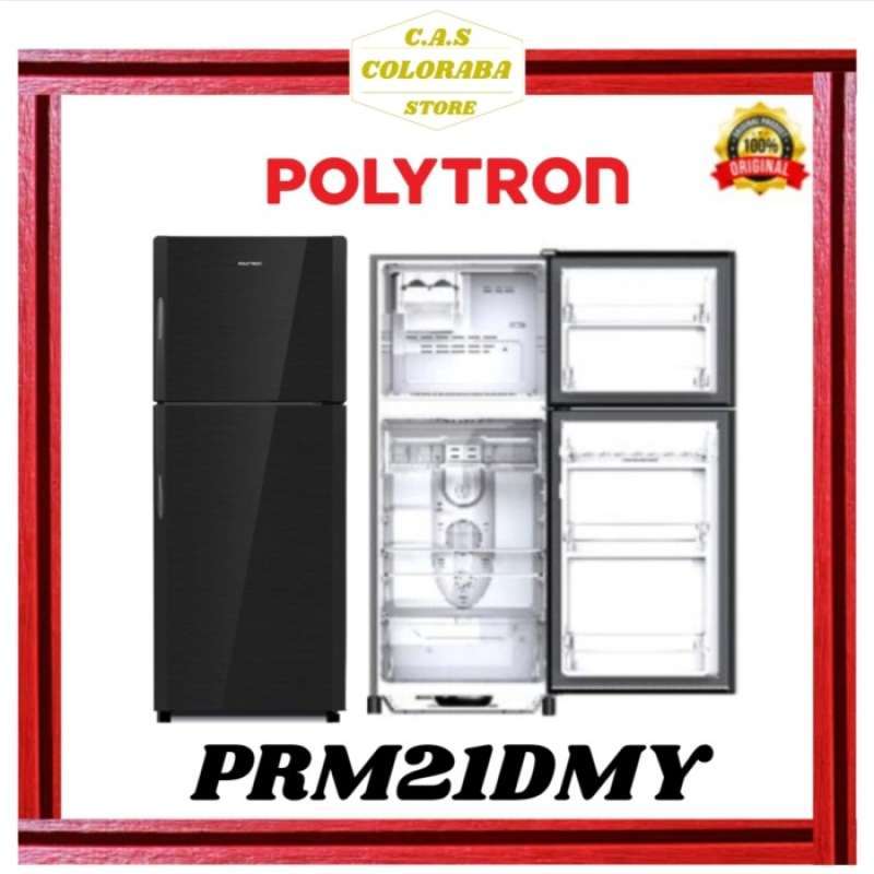 Promo Kulkas Polytron Prm21dmy Kulkas 2 Pintu 210l Prm 21dmy Diskon 23% ...