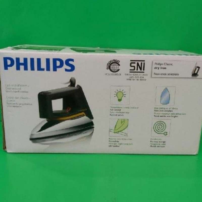 Promo Philips Hd-1172 Setrika Listrik Dry Iron Classic Diskon 23% Di ...