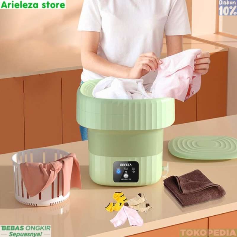 Promo A.s Ready Mesin Cuci Lipat Mini Washing Machine Mesin Cuci Kecil ...